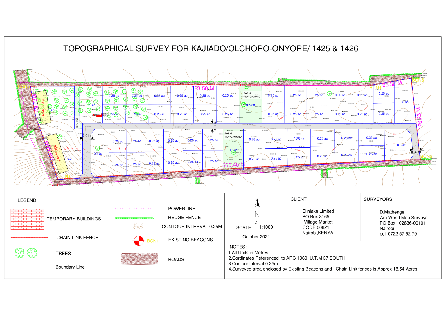 Subdivision Survey – Arc Plan Surveys Ltd
